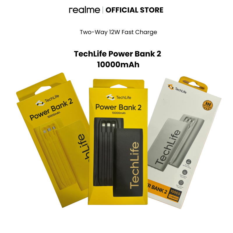 TechLife Power Bank 2 (10,000mAh) | Shopee Singapore