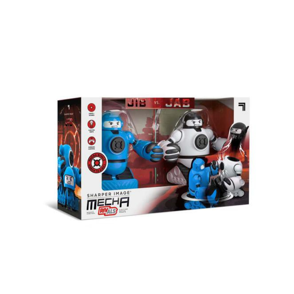 Sharper Image Toy RC Mecha Rivals (Blue and White) | Shopee Singapore