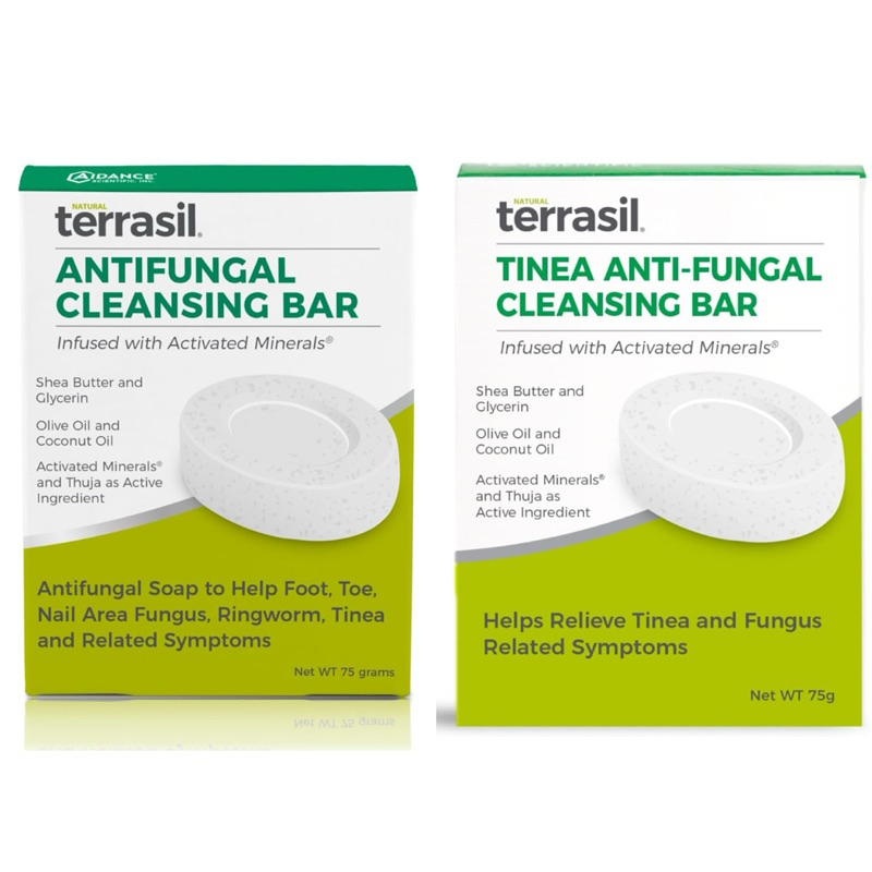 Terrasil Antifungal Cleansing bar soap 75g, Care & Relief for Jock Itch ...