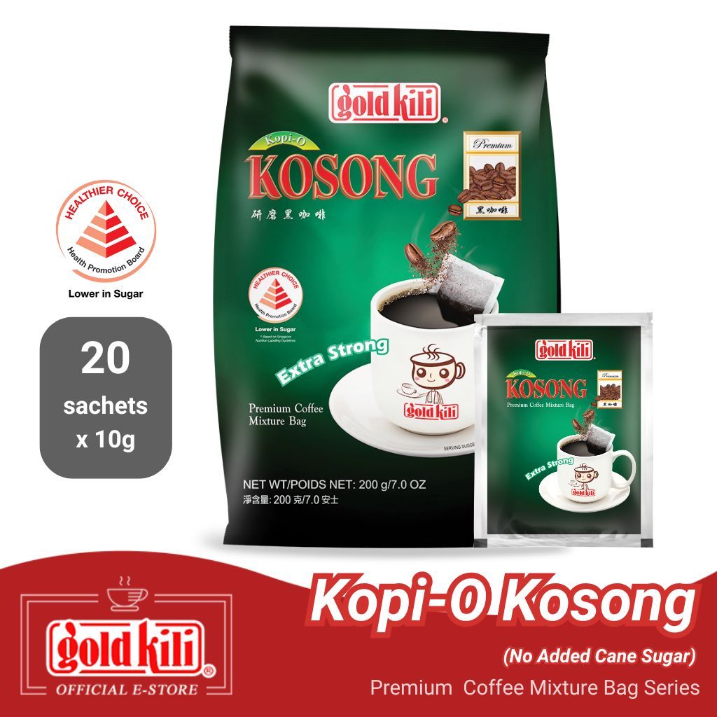 Gold Kili Kopi O Kosong Coffee Mixture Bag (No Added Cane Sugar ...