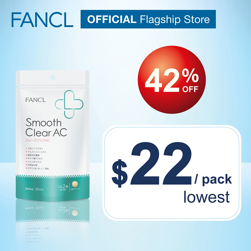 FANCL Smooth Clear AC (365mg x 90 tablets) | Shopee Singapore