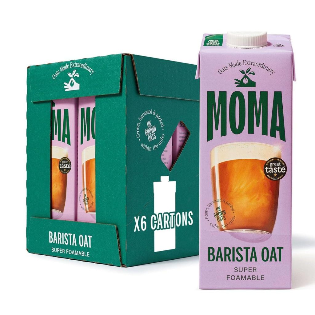 MOMA Barista Unsweetened Oat Milk 6 x 1L - Case (BBD: 12-02-2026 ...