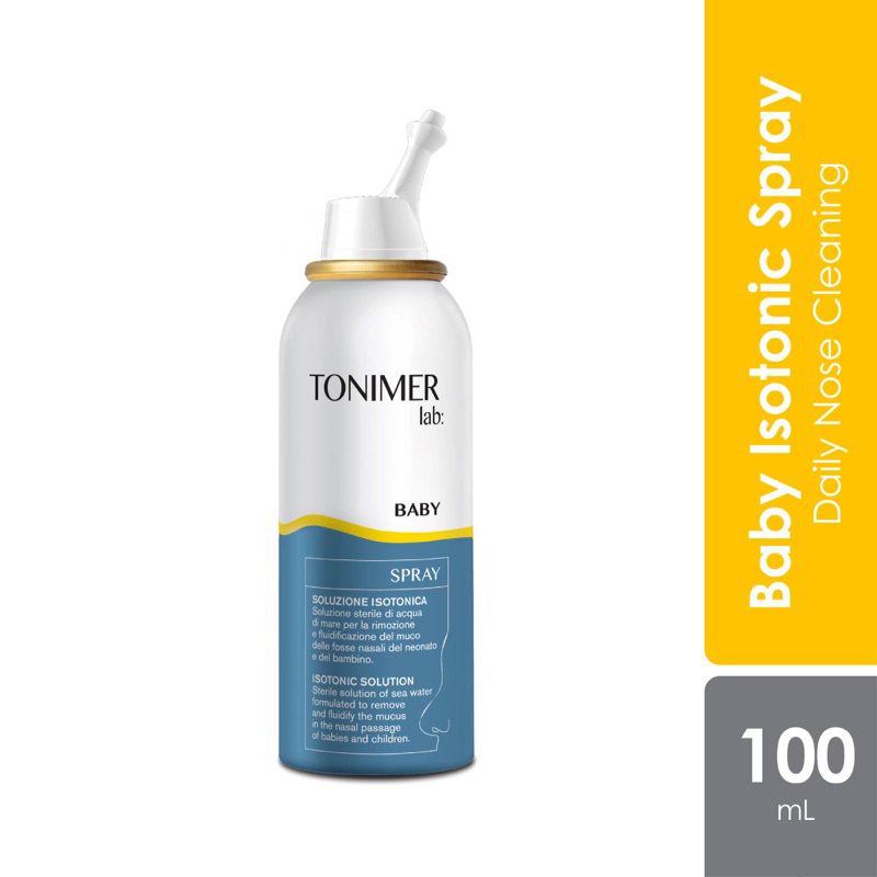 Tonimer Lab Baby Isotonic Nasal Spray 100ml | Baby Daily Nose Cleaning ...