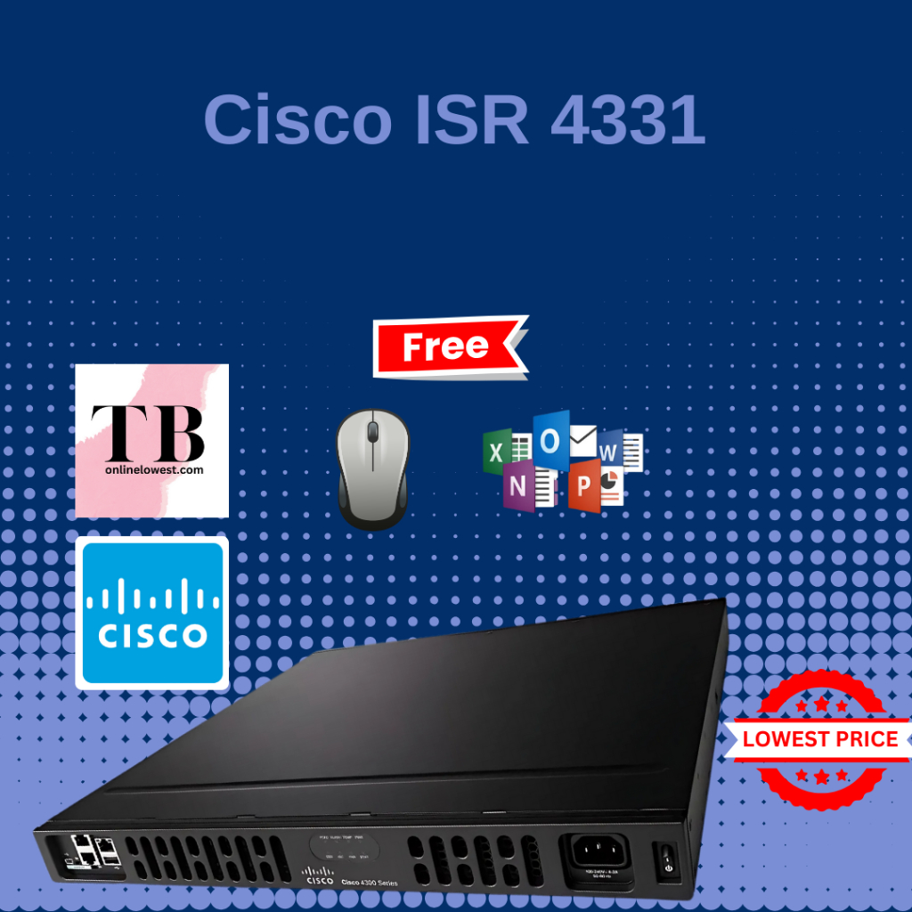 Cisco Isr 4331 Router Isr4331 K9 Refurbished Shopee Singapore
