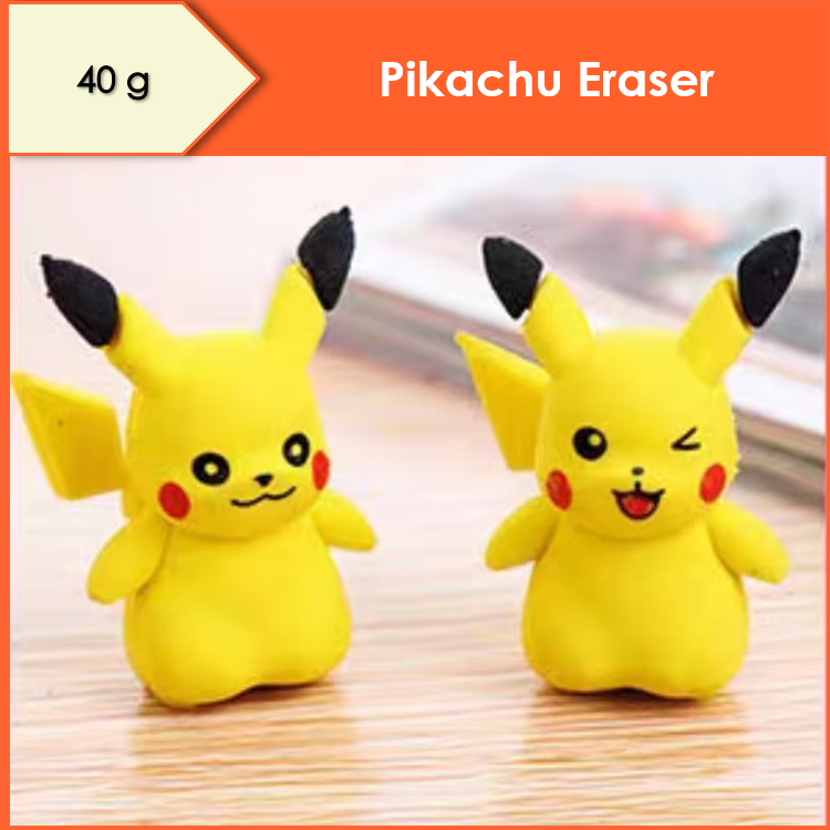 Pokemon Figure Pikachu Eraser 40g | Shopee Singapore