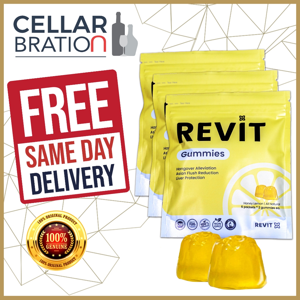 REVIT Anti-Hangover Gummies x 3 packs (18 dosages) | Shopee Singapore