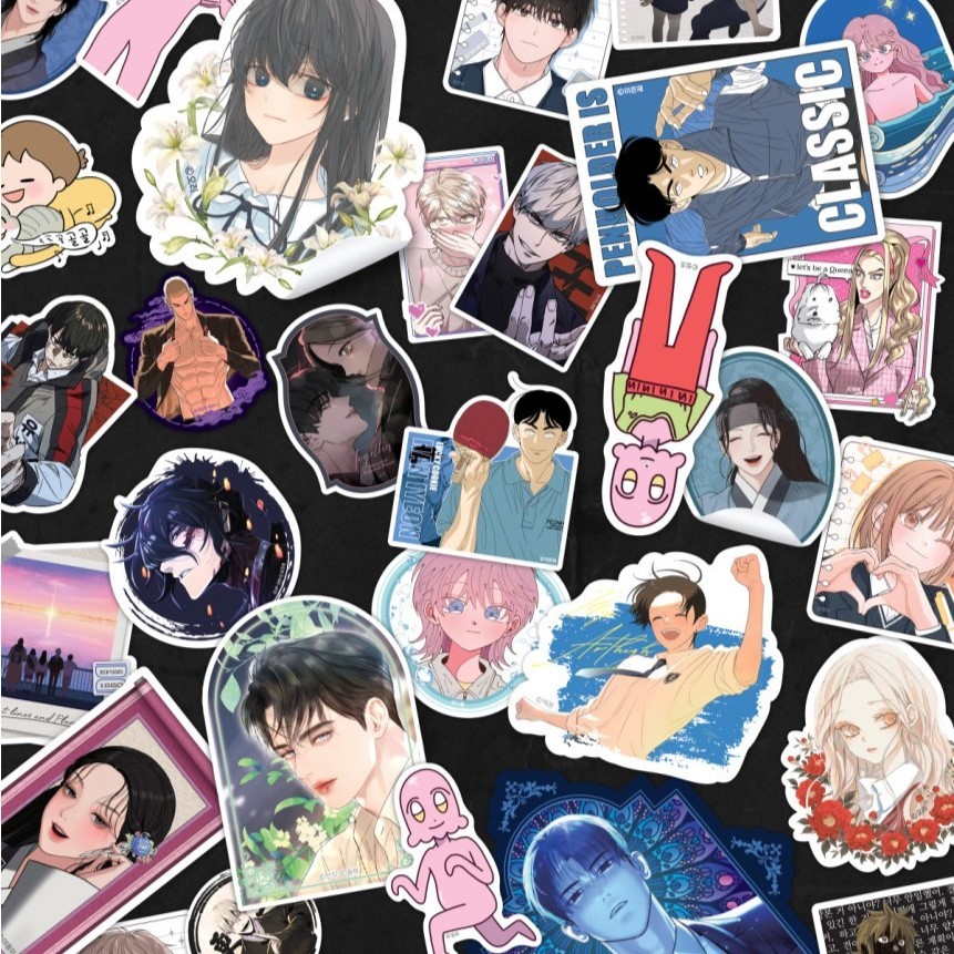 Webtoon Friends Big Sticker Pack, Official Merch | Shopee Singapore
