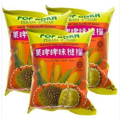 Durian Pop Snack Popcorn Perisa Jagung 60-70g 榴莲啤啤菓零食 Childhood ...