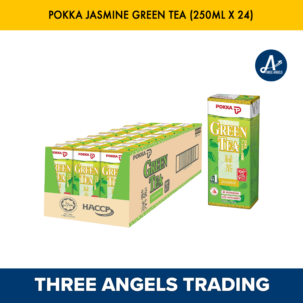 Pokka Jasmine Green Tea (250ml x 24) | Shopee Singapore