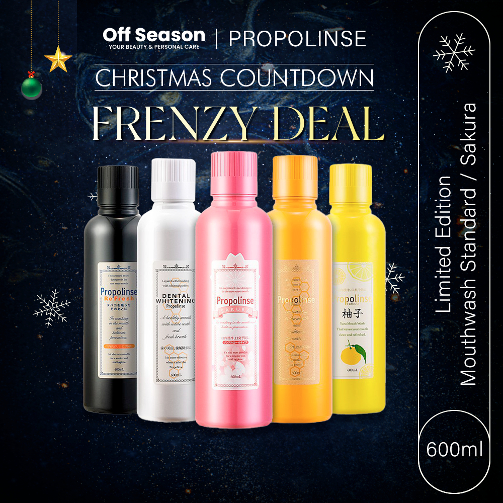 Propolinse Mouthwash Standard / Sakura Limited Edition / Whitening ...