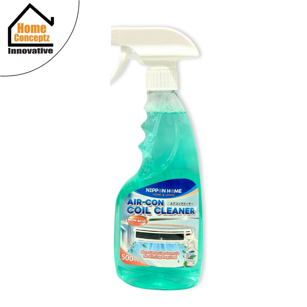 Nippon Home Non-Acid Air-Con Coil Cleaner 500ML | Shopee Singapore