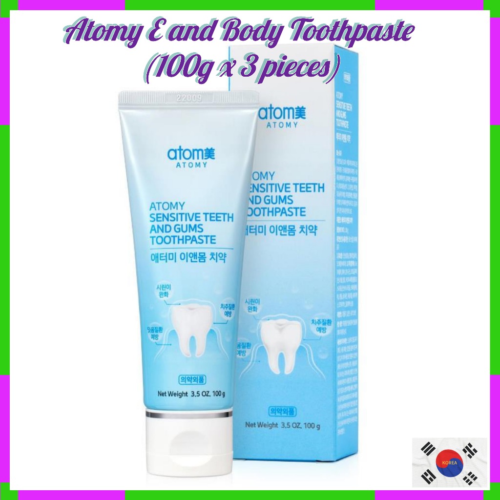 Atomy E&body Toothpaste100gx3,Sensitivity Prevention&Gum Health,Teeth ...