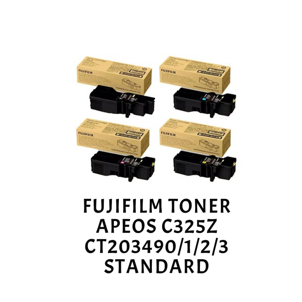 [ORIGINAL] Fujifilm Apeos C325dw C325z Black Cyan Magenta Yellow ...
