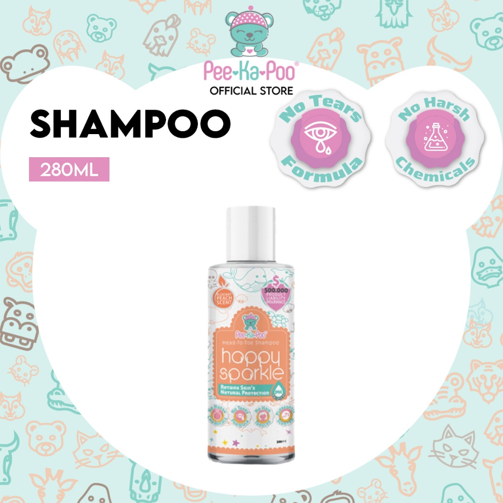 Pee-Ka-Poo Head-To-Toe Shampoo For Baby 280ml | Shopee Singapore