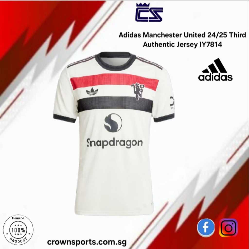 Adidas Manchester United 24/25 Third Authentic Jersey IY7814 | Shopee ...
