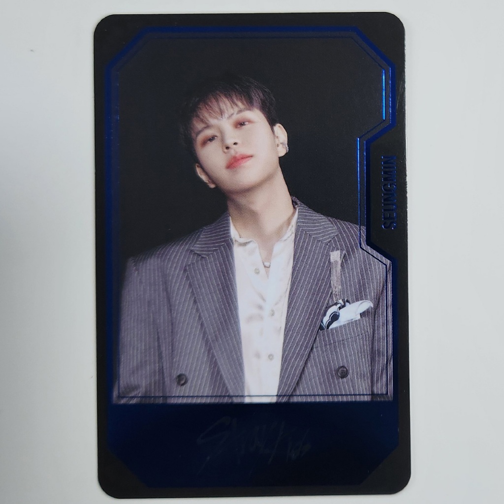 Seungmin Official Trading Card Photocard Stray Kids Hop Hiptape Ver ...