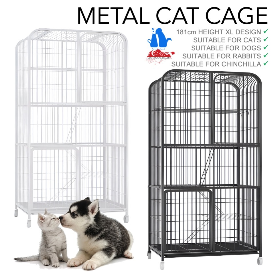 [181cm HEIGHT CAGE] Cat Cage Dog Cage Cat Condo Metal Cat Cage Pet Cage ...