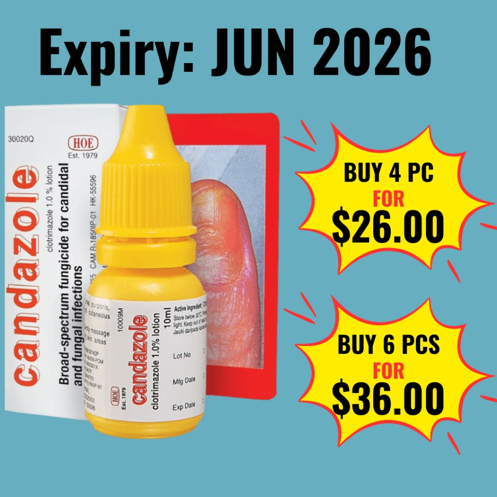 Candazole 10ml Nail Anti Fungal Infection Treatment Solution Canesten ...