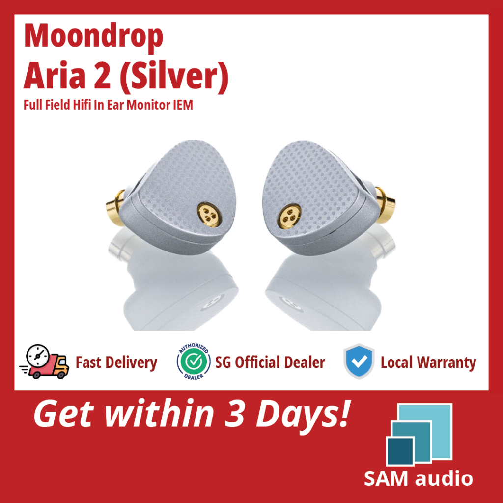 [🎶SG] MOONDROP ARIA 2 (Aria2) Full Field Hifi In Ear Monitor IEM | Shopee Singapore