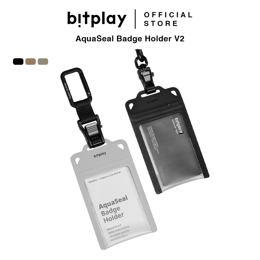 Bitplay AquaSeal Water Resistant ID Card Badge Vertical Holder/Without ...
