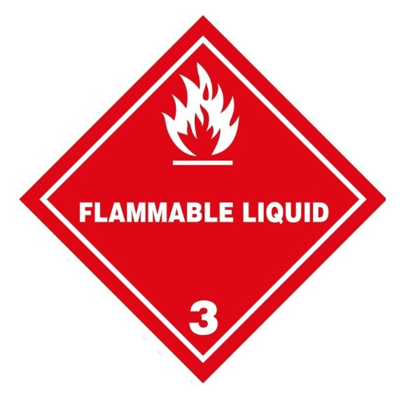 [SG] [50 Pieces] IATA DGR Hazard Class 3 Flammable Gas Label | Shopee ...
