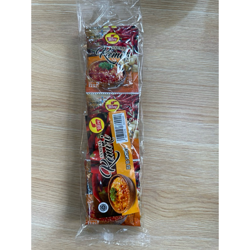 Uleg Sambal Kemiri Packet (10sachet) | Shopee Singapore