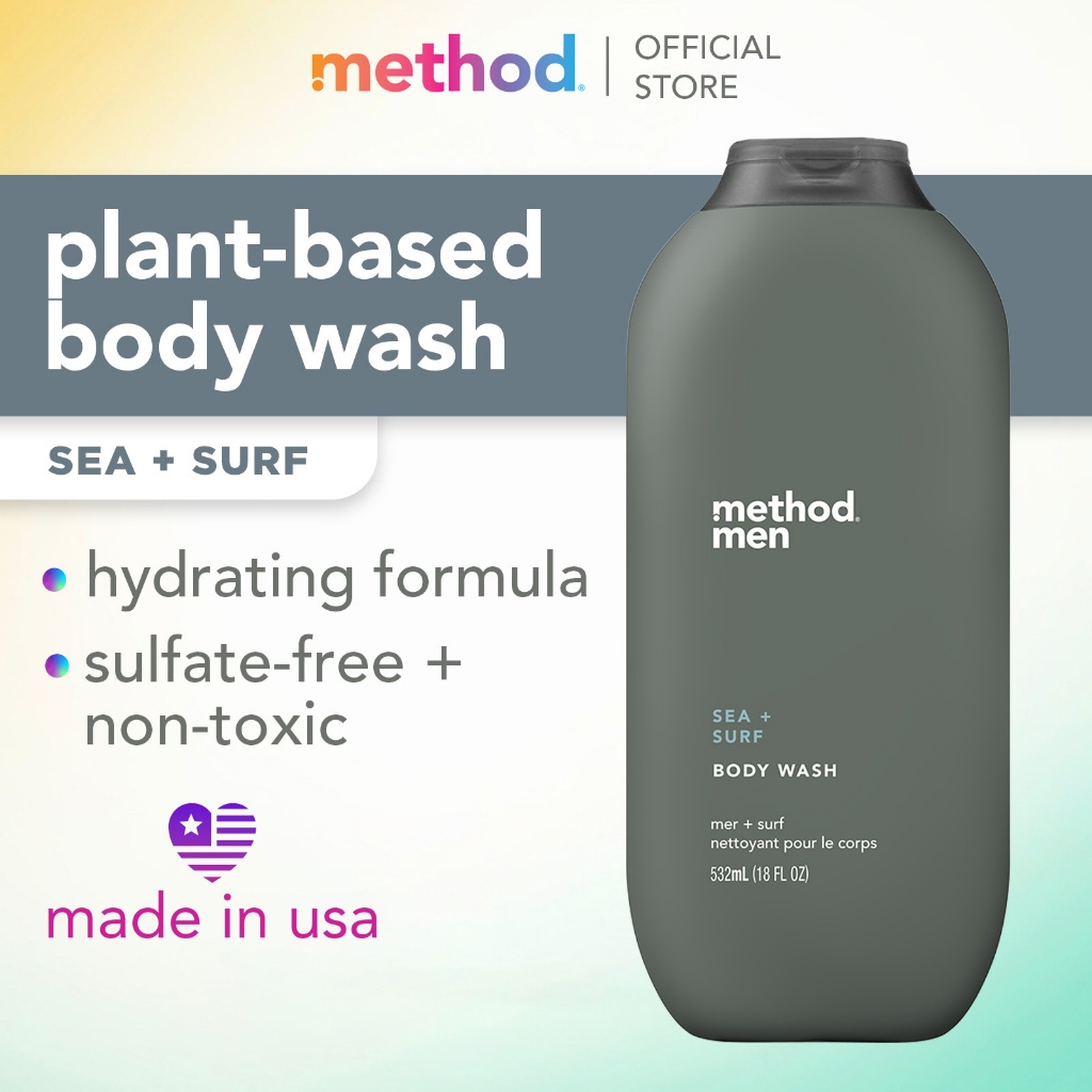 Method men body wash - sea + surf 532ml | Shopee Singapore