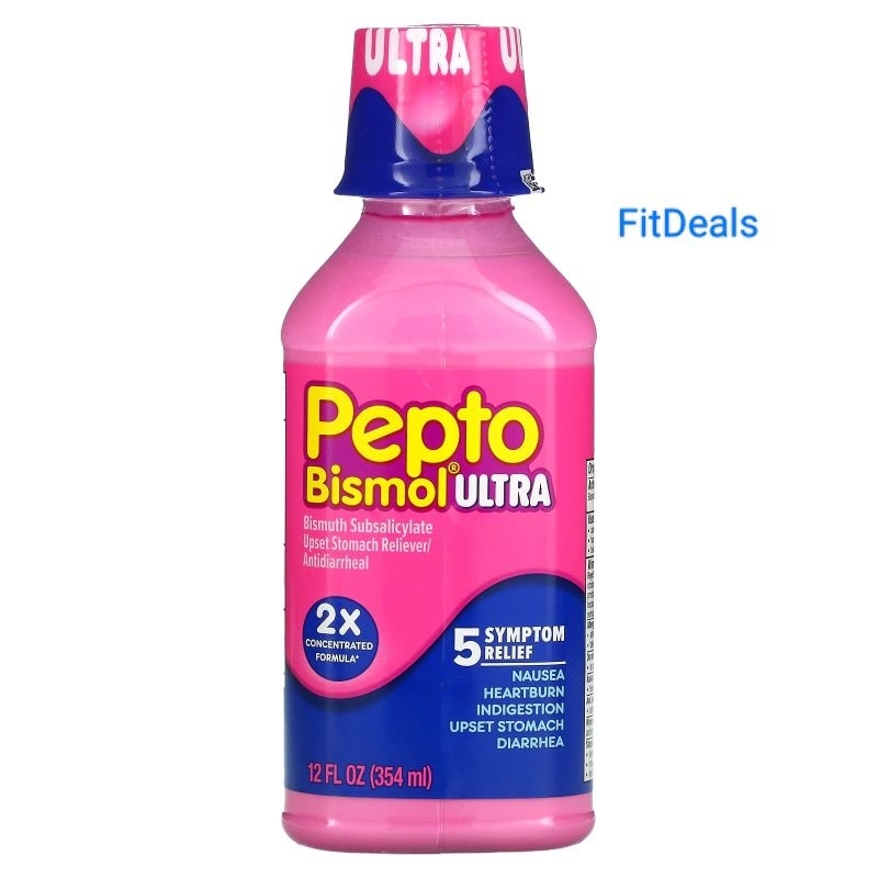 Pepto Bismol Ultra Bismuth Subsalicylate Upset Stomach Reliever ...