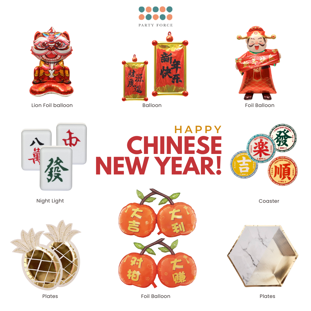 Everything Happy New Year CNY Decoration Foil Balloon Pineapple paper ...