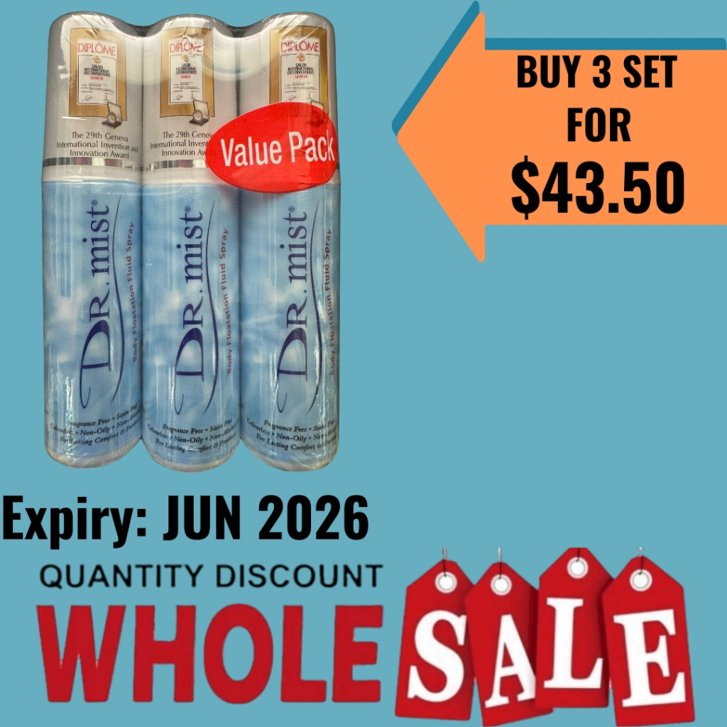 DR Mist Body Spray 75ml x 3 | Shopee Singapore