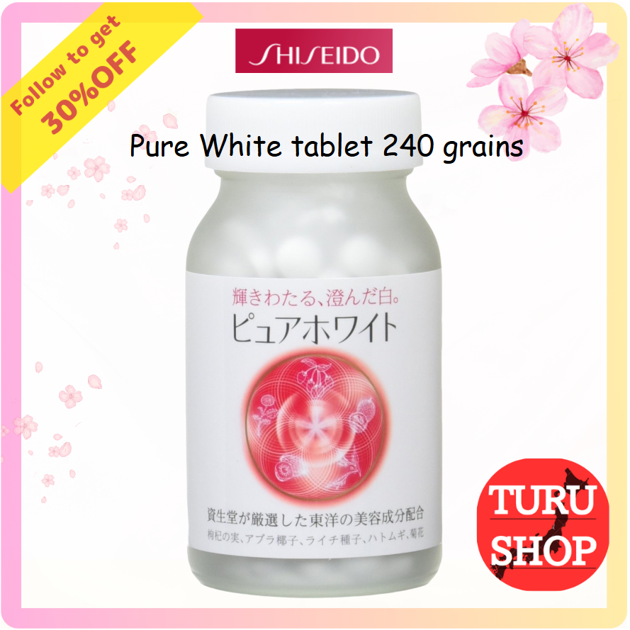 SHISEIDO Pure White tablet 240 grains / Beauty Supplement /vitamin C ...