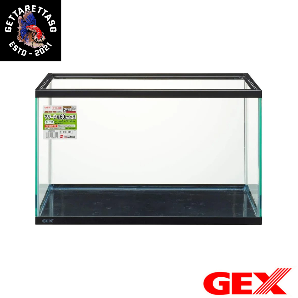 GEX Aquarium Tank Marina 60cm Slim Black | Shopee Singapore