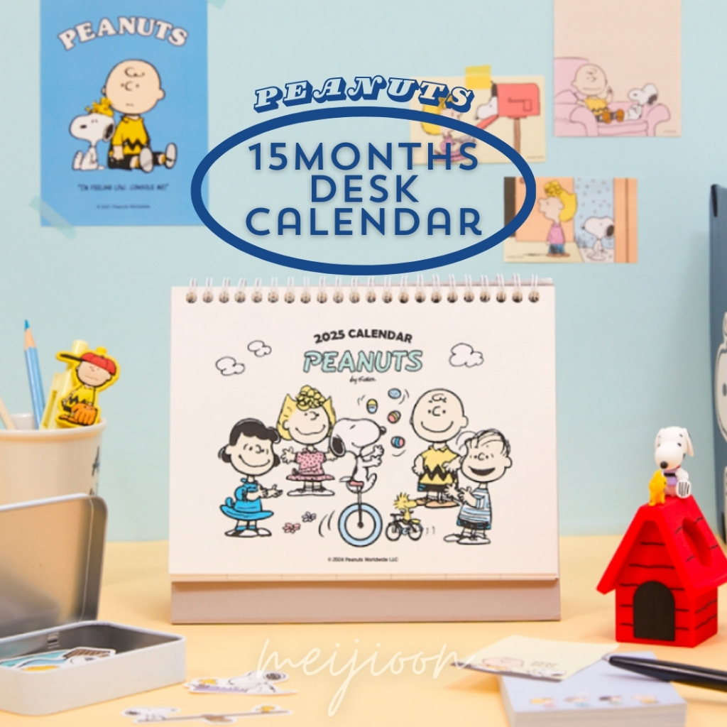 [Last stock] ♥from KOREA♥ PEANUTS, 2025 Snoopy and Friends Cartoon 15 ...