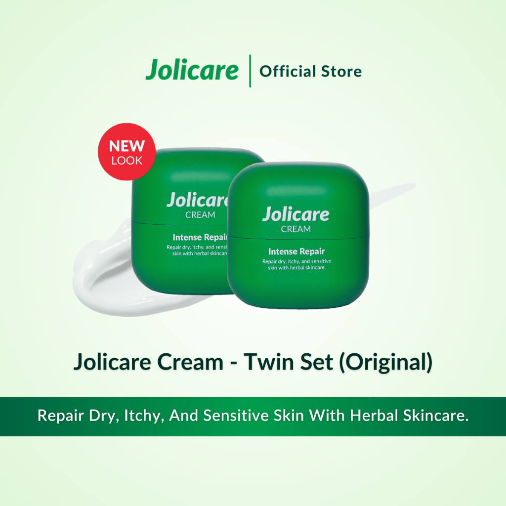 Jolicare Cream (Twin Set) - Herbal Repair For Dry Itchy and Sensitive ...