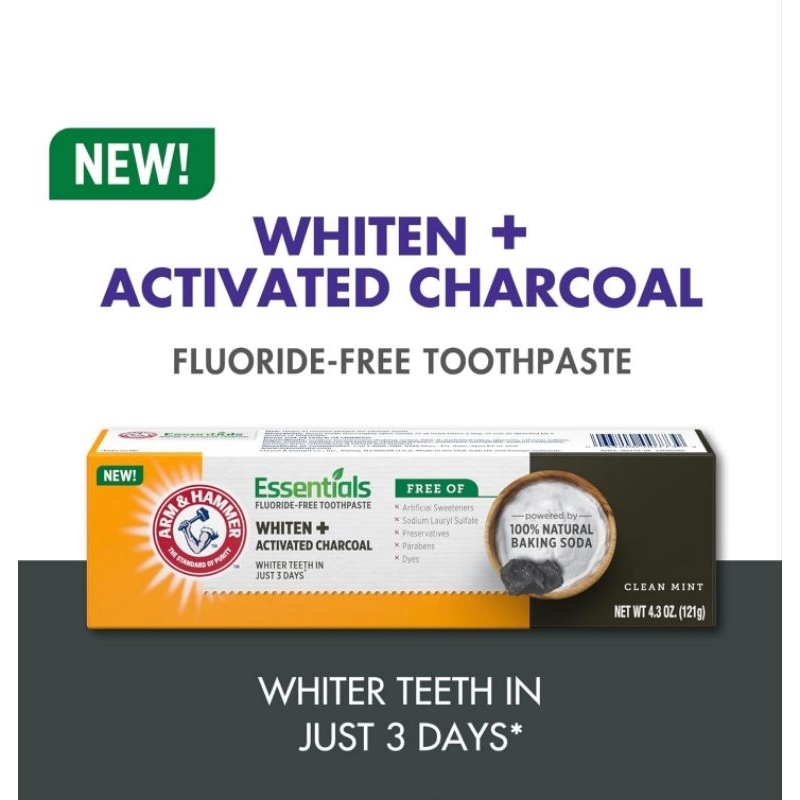 ARM & HAMMER PeroxiCare / Whiten + Activated Charcoal / Complete Care ...