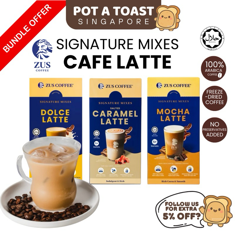 ZUS COFFEE Signature Mixes Coffee 5s HALAL | Shopee Singapore
