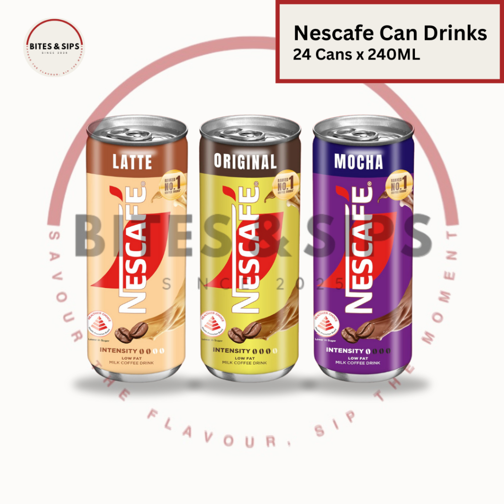 Assorted Nescafe Can Drinks 24x240ml (Original / Latte / Mocha ...
