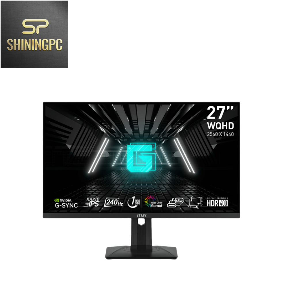 MSI G274QPX, 27" 2K Gaming Monitor, 2560 x 1440 (QHD), Rapid IPS, 1ms ...