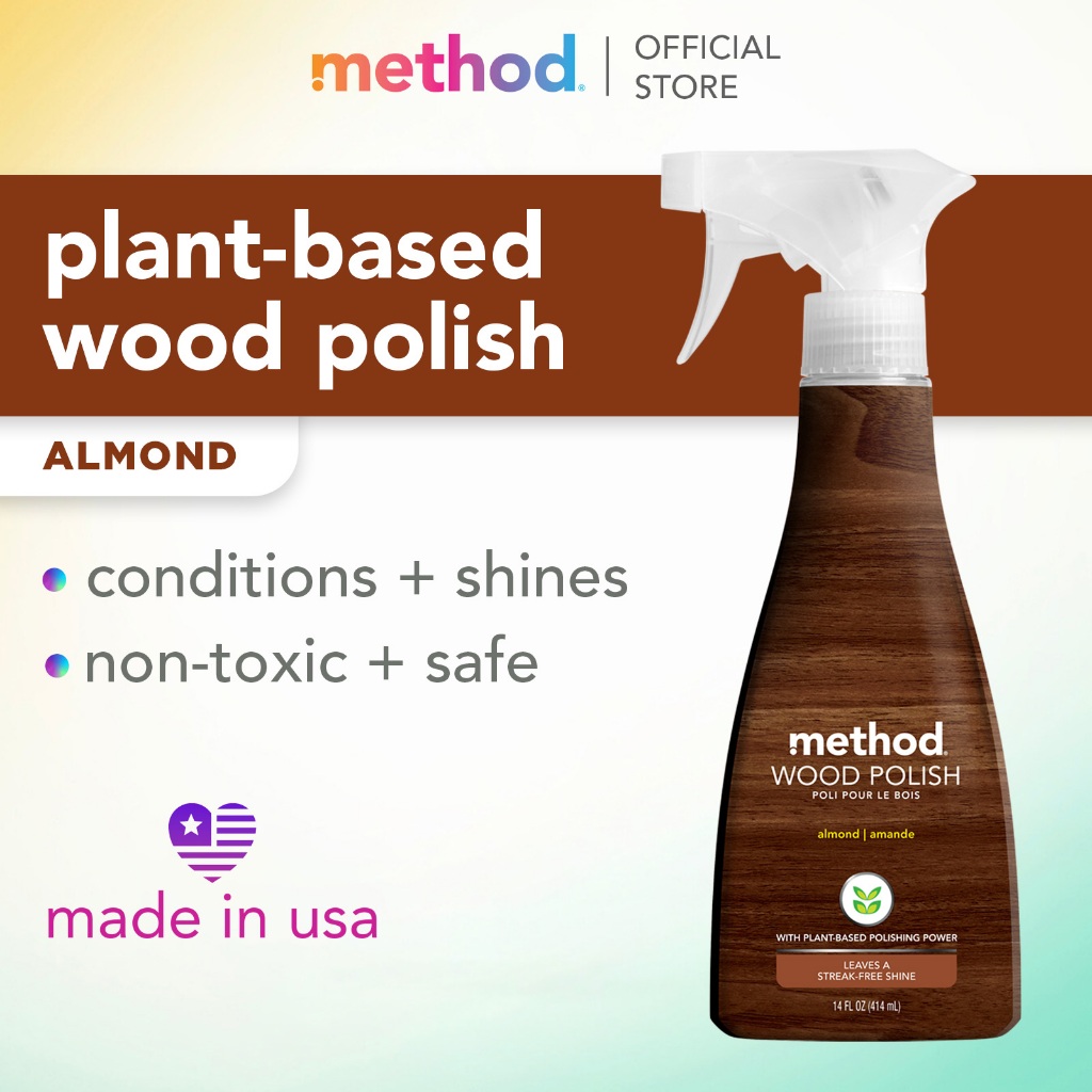 Method wood polish - almond 414ml | Shopee Singapore