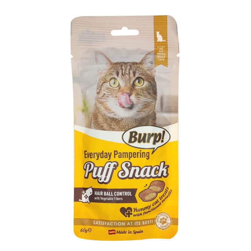 Burp Everyday Pampering Puff Snack Hair Ball Control With Vegetable ...