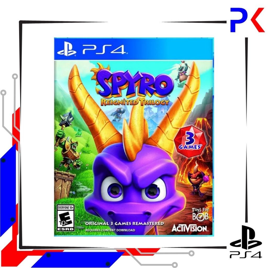 PS4 Spyro Reignited Trilogy (English) | Shopee Singapore