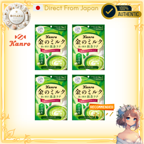 Kanro Gold Milk Dark Luxurious Matcha Latte 61g x 4pcs【Direct From Japan】 | Shopee Singapore