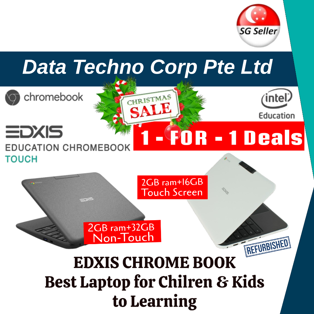 (1-For-1 Deals) - EDXIS Education Chromebook Laptop for Children & Kids ...