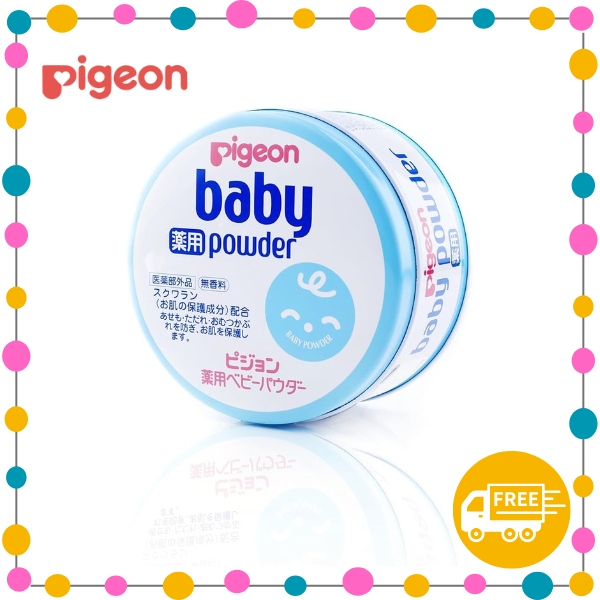 【Direct from Japan】pigeon/Baby Powder Medicated Blue Can/150g/Heat rash ...