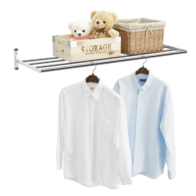 EZ WH Level Foldable Hanger and Shelf (Wall) | Shopee Singapore