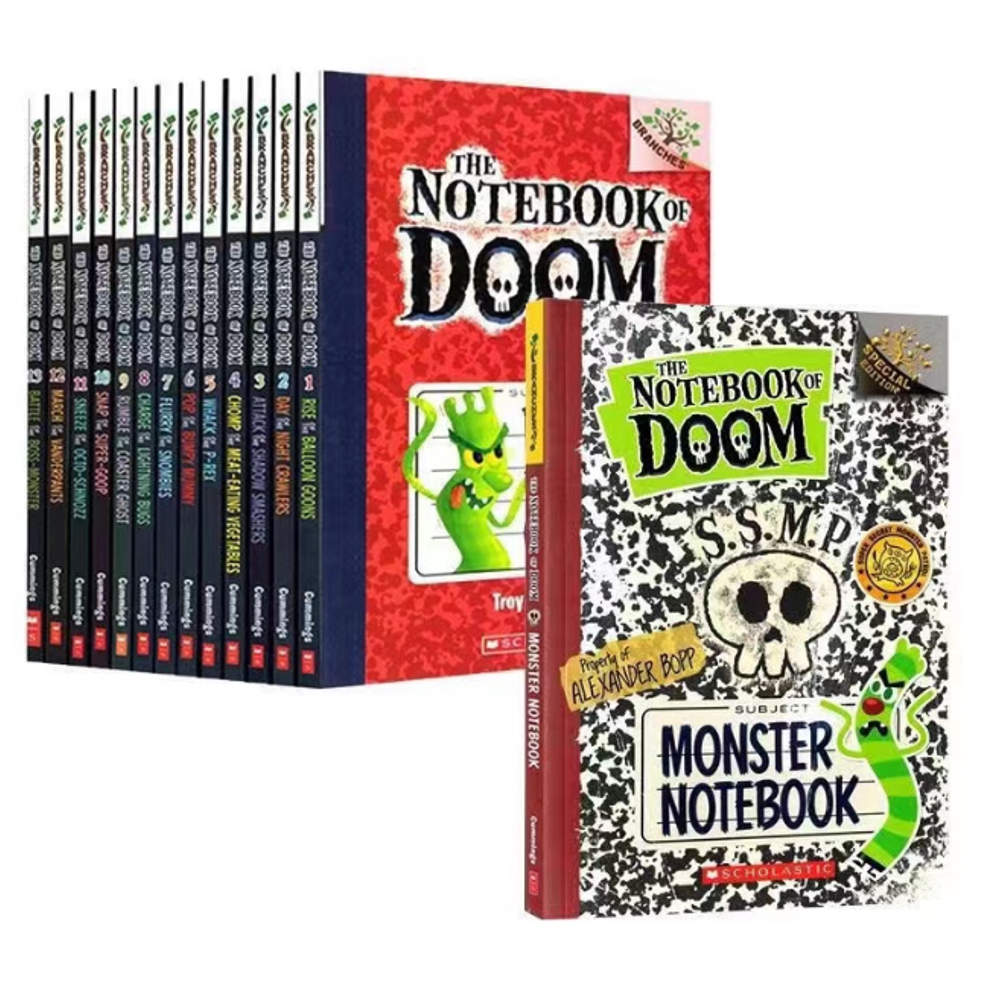 [SG Stock] The Notebook of Doom (Latest 14 books set) | Shopee Singapore