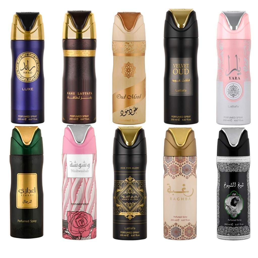 100% Original Lattafa Body mist 200 ml OUD MOOD / Ajmal Ehsas / Ameer ...