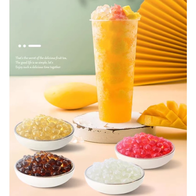 QQ Trading Bubble Tea Crystal Ball Konjac Jelly Boba Pearls x 1 ctn ...
