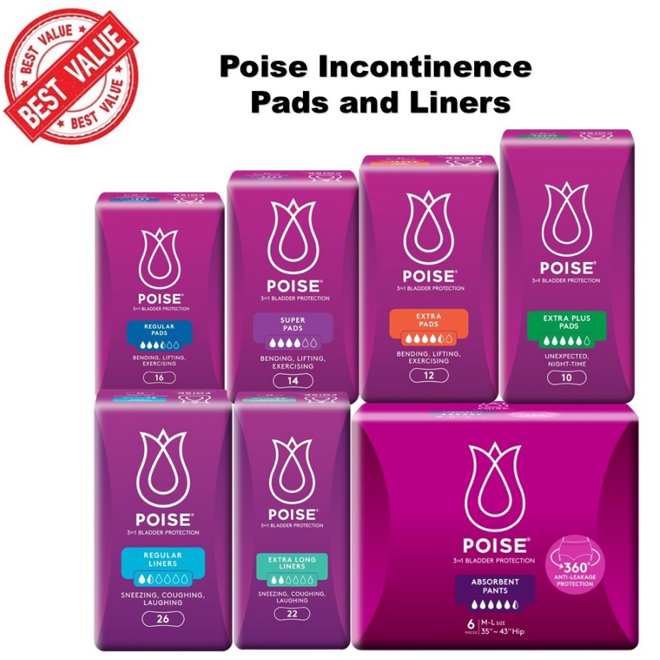 [Best Value] Poise Incontinence Pads and Liners / All Day Bladder ...