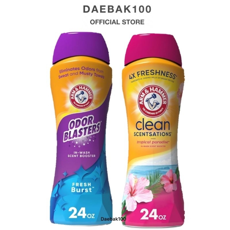 Arm & Hammer Clean Scentsations In-Wash Scent Booster - Odor Blaster ...